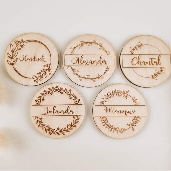 Wood Place Cards - Etsy
