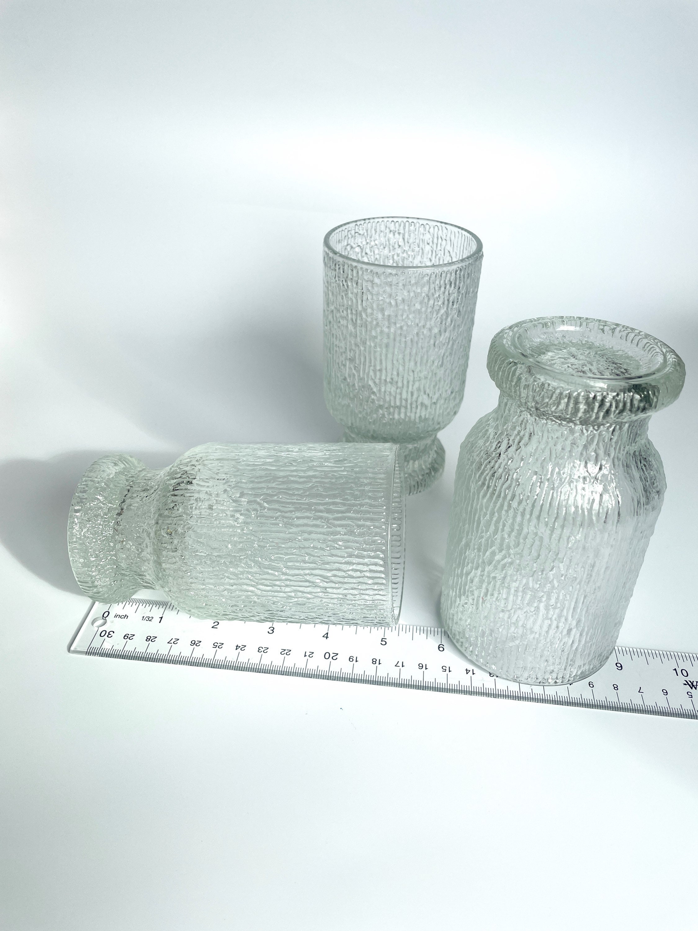 Indiana Glass Crystal Ice Clear Vintage Glassware Goblet - Etsy