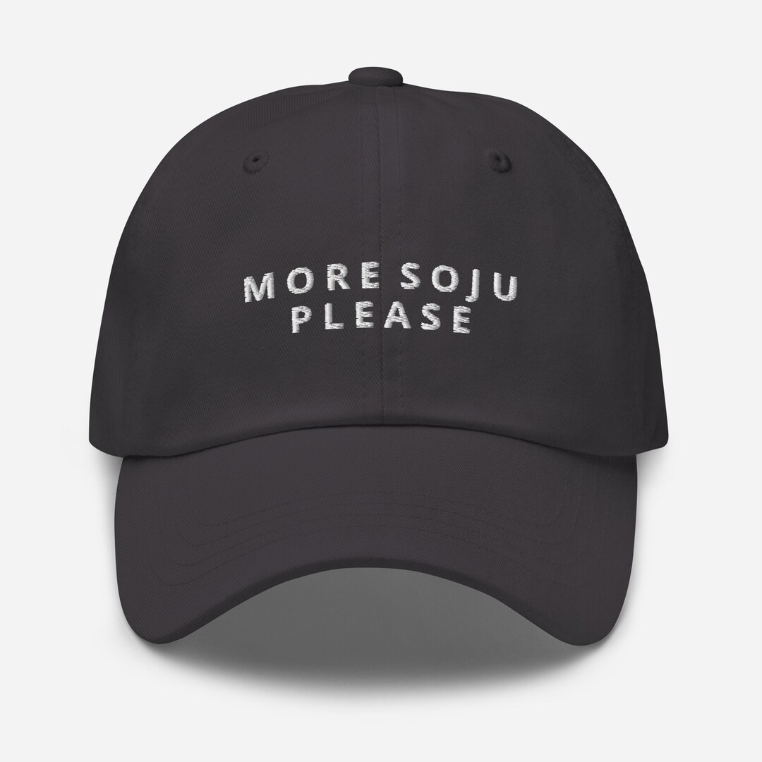 More Soju Please, Soju, Embroidered, Korean, Funny, Korean Fashion ...