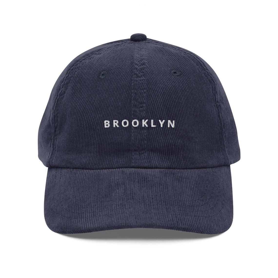 Brooklyn Vintage Corduroy Cap, BROOKLYN Baseball Hat, New York Cap, Hat ...