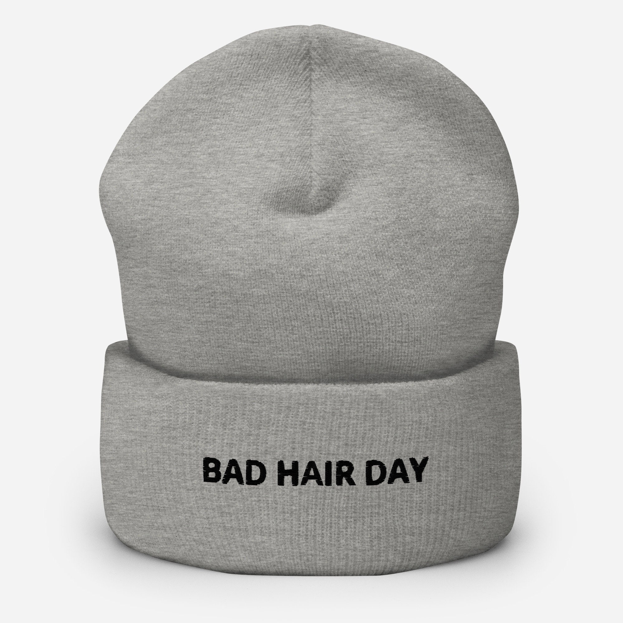 White Bad Hair Day Beanie