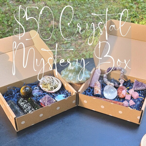 Crystal Mystery Box - Etsy