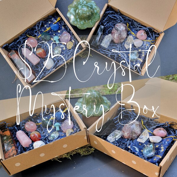 Crystal Mystery Box - Etsy