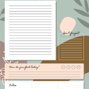 BOHO Minimal to Do List Printable Simple Tasks List Layout PDF - Etsy