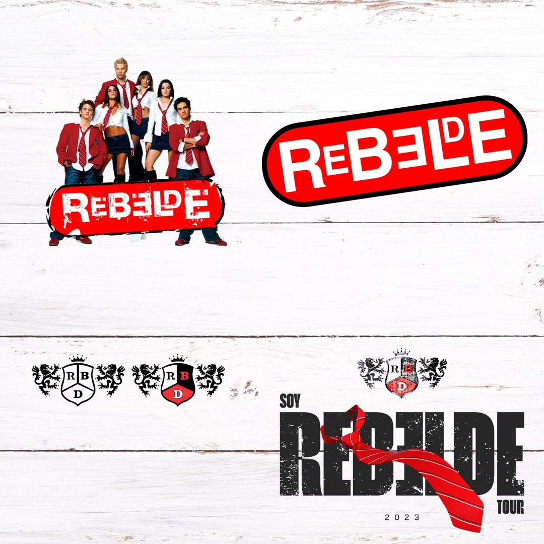 RBD Digital File Bundle Rebelde 4 Png Files Rebelde Signatures RBD ...
