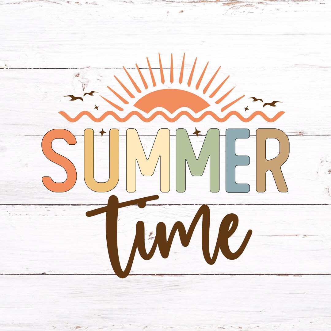 Summer Time SVG Retro Summer SVG Summer Svg Glasses Clipart Summer ...