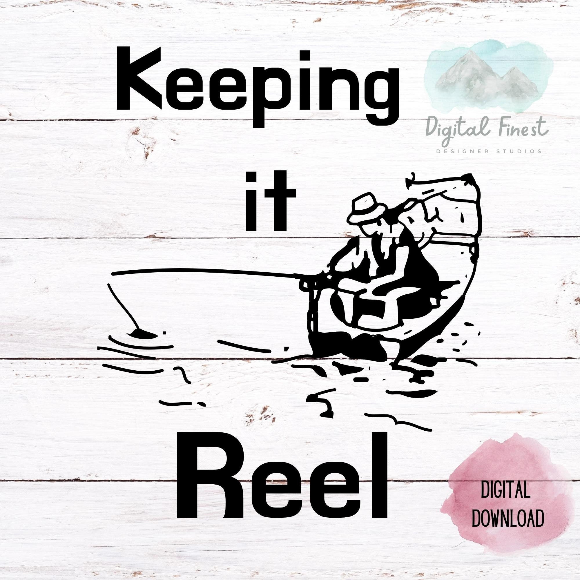 Keeping It Reel SVG Icons Hooks Fishing Rod Ready to Cut SVG for Craft ...