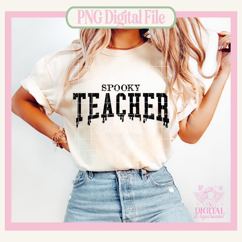 Spooky Teacher Sublimation Design Png,halloween Teacher Png,teacher Png ...