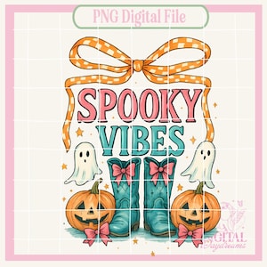 Cute Ghost Png,halloween Png,spooky Season Png,pink Halloween,retro ...