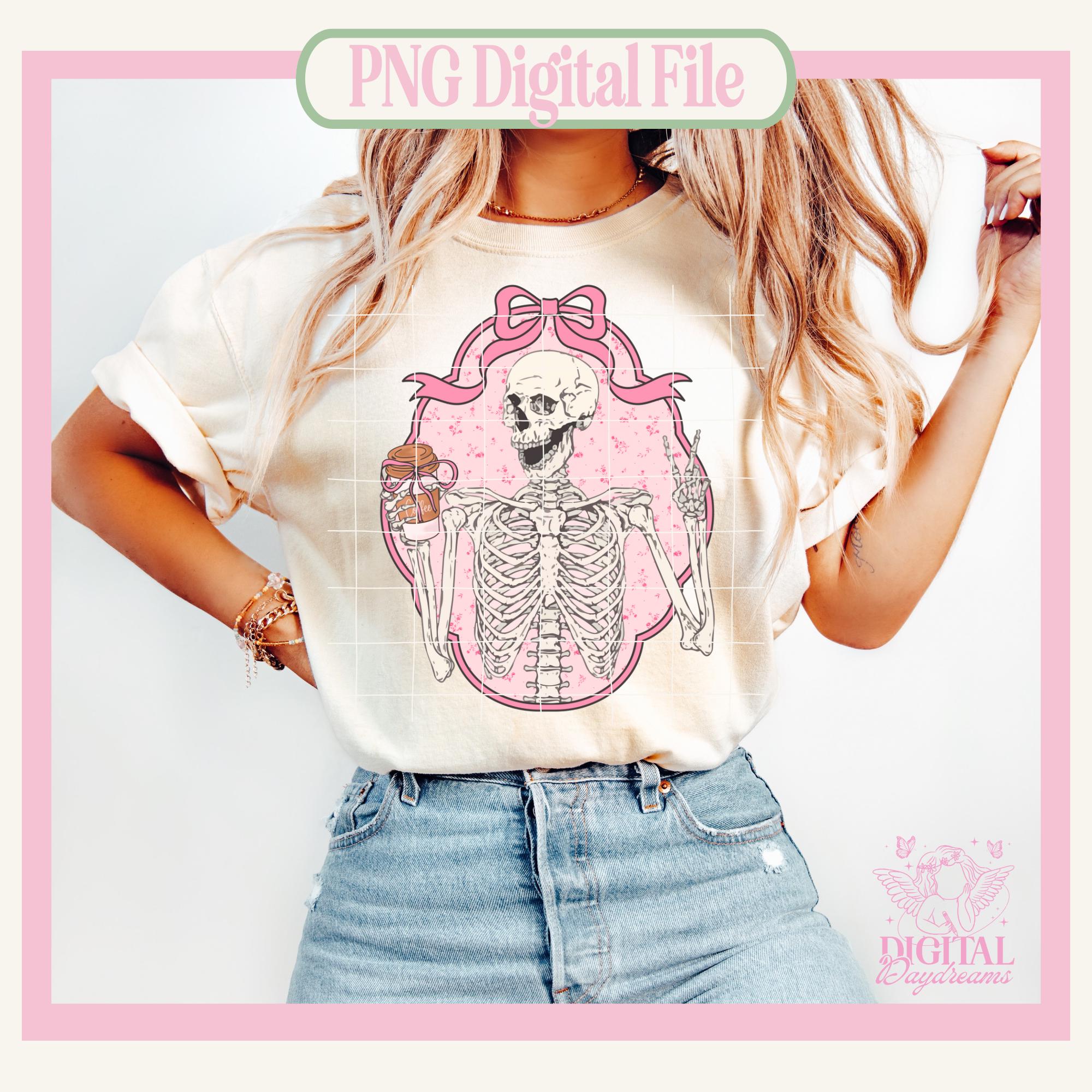 Coquette Skeleton,cherry Png,cherry Bow Png,soft Girl Era Png,pink Bow ...