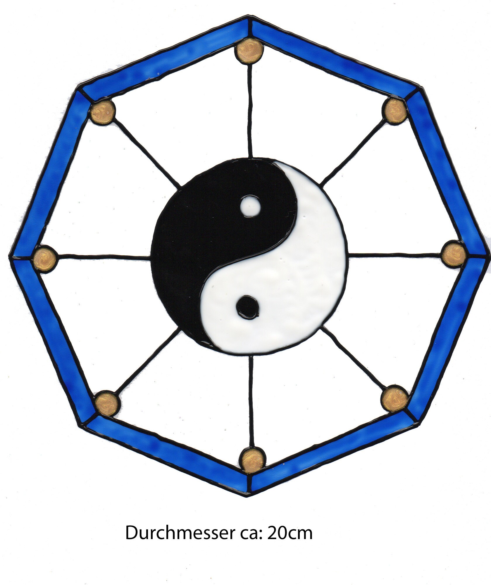 Window Color Sticker Mandala Jing Jang 315 - Etsy