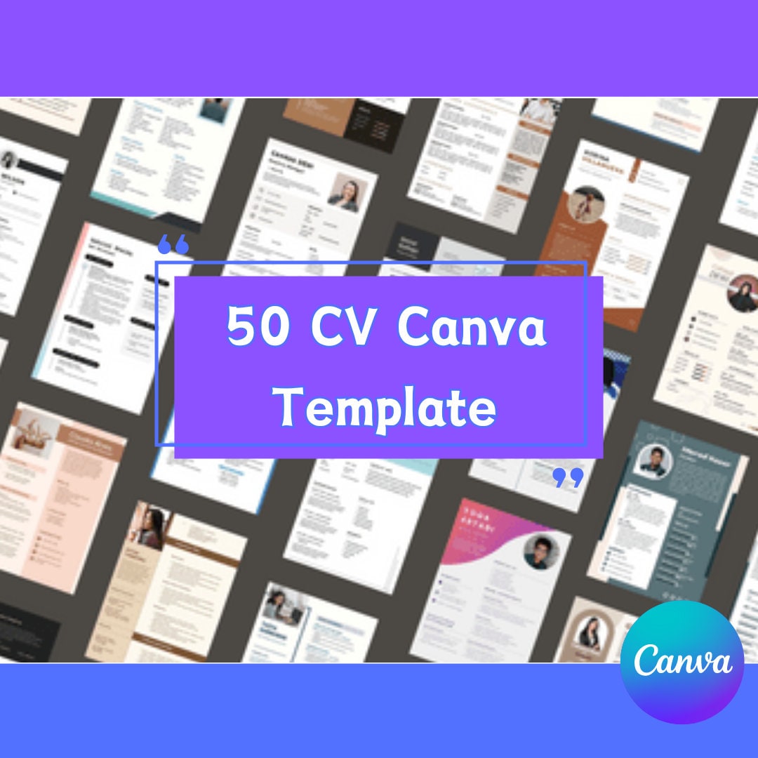 50 Customizable Canva Resume Templates - Modern, Professional Designs ...