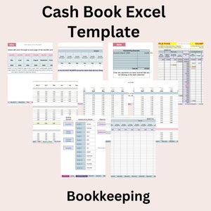 Cash Book - Excel Template for Efficient 1 Bank Account Management ...