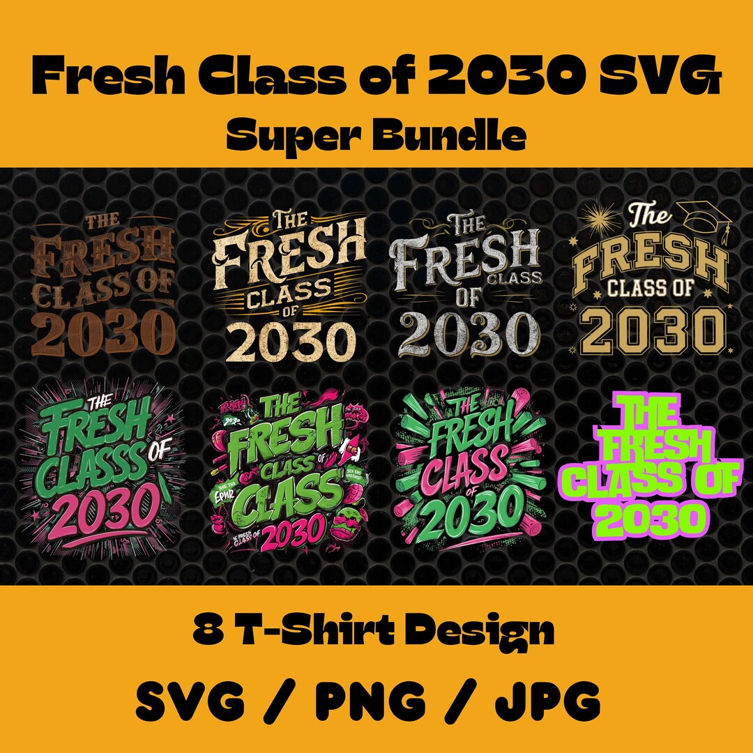 Class of 2030 SVG - Cute Back to School Cut File - Perfect for ...