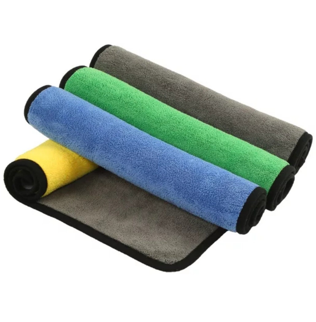 Coral Fleece Two Sided Microfiber Towels 800gsm - Etsy