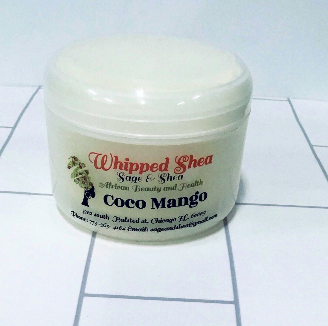 Coco Mango Whipped Shea Butter 8 Oz - Etsy