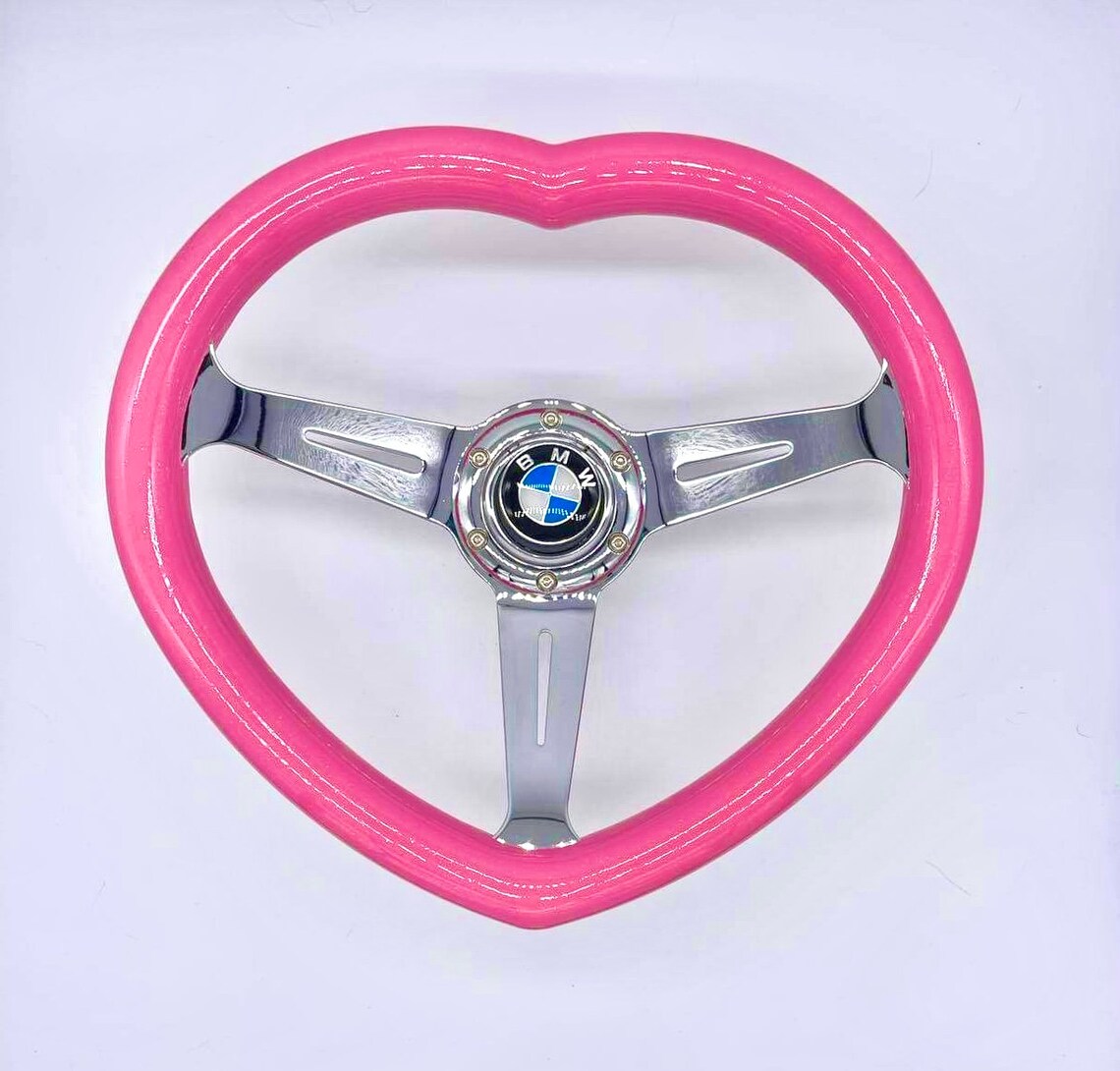 JDM Drift Heart Shaped Racing Steering Wheel Universal Car ABS - Etsy