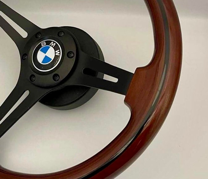 Steering Wheel Fits BMW E23 E24 E28 E30 E32 E34 Wood Black - Etsy