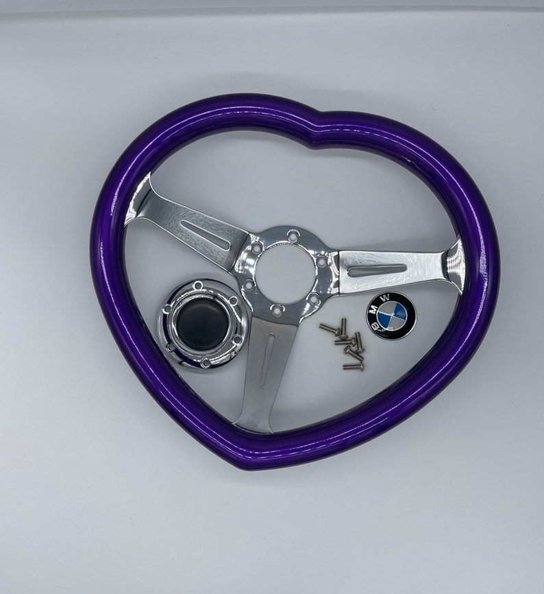 JDM Drift Heart Shaped Racing Steering Wheel Universal Car ABS - Etsy