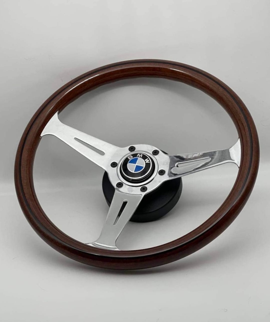 Steering Wheel Fits BMW E23 E24 E28 E30 E32 E34 350mm 14'' Custom ...