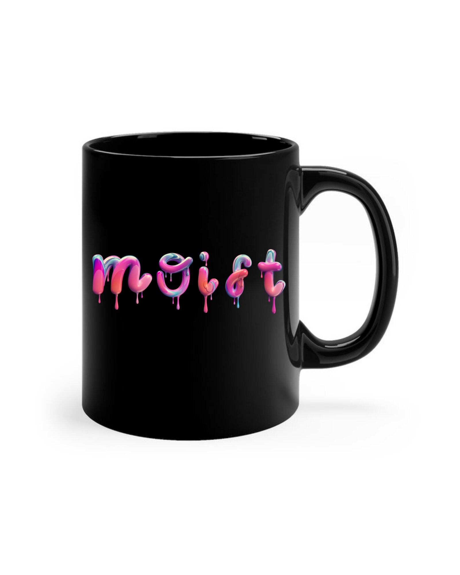 Moist Png, 3D Font PNG, Pink and Blue Moist Text, Moist Sublimation ...