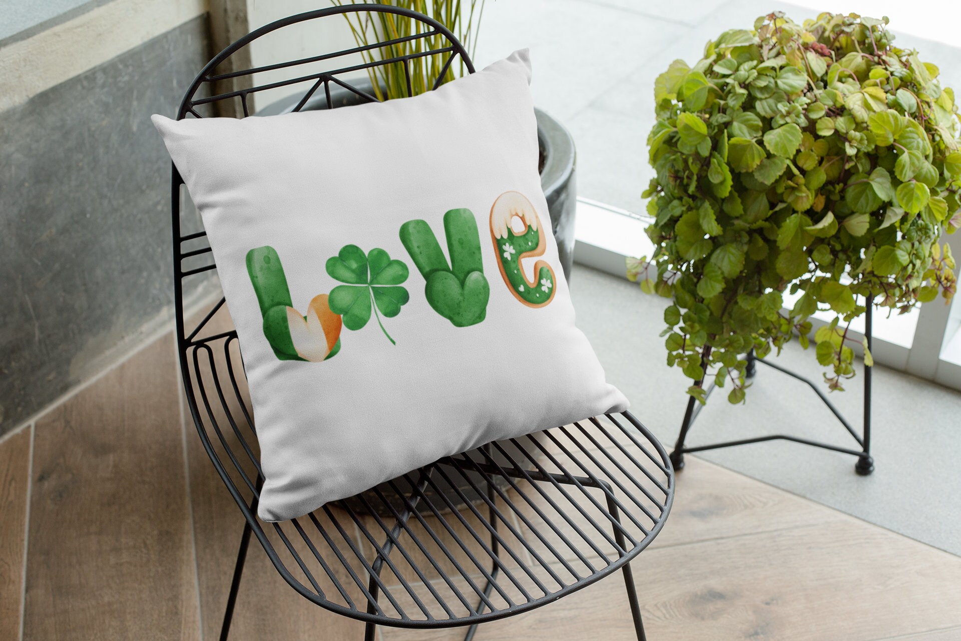 LOVE Png, Green Love Letter, Four Leaf Clover, St. Patrick's Day Cookie ...