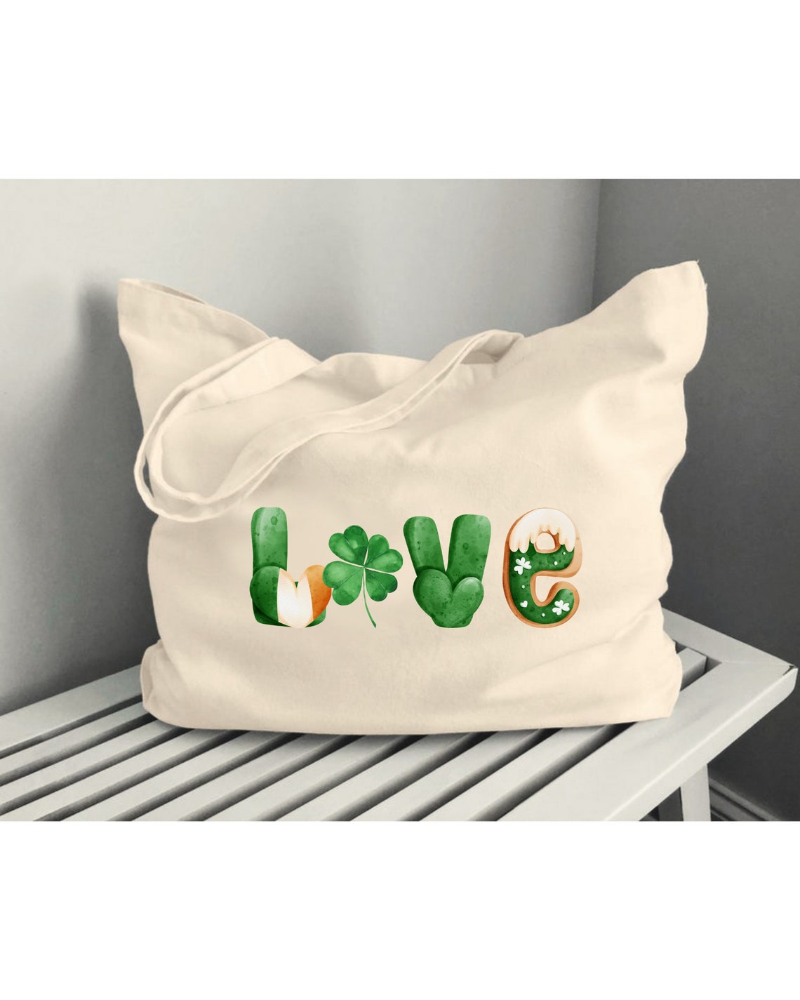 LOVE Png, Green Love Letter, Four Leaf Clover, St. Patrick's Day Cookie ...