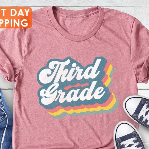 3rd Grade Shirt School Shirt First Day of School Third - Etsy