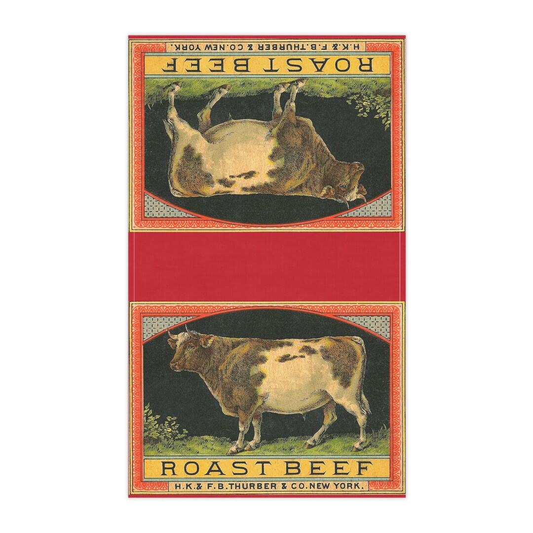 Roast Beef Kitchen Towel - Etsy