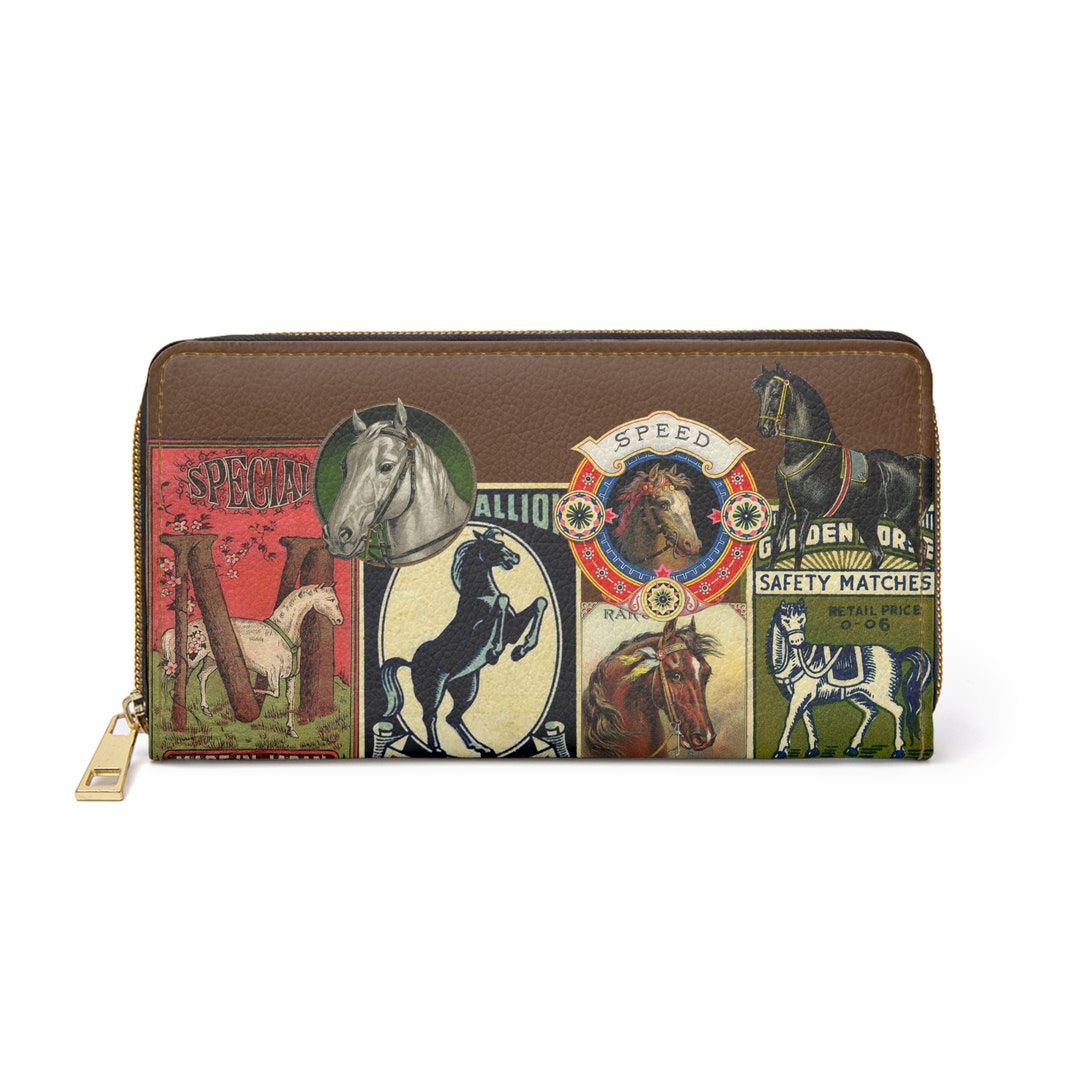 Horse Crazy Zipper Wallet - Etsy