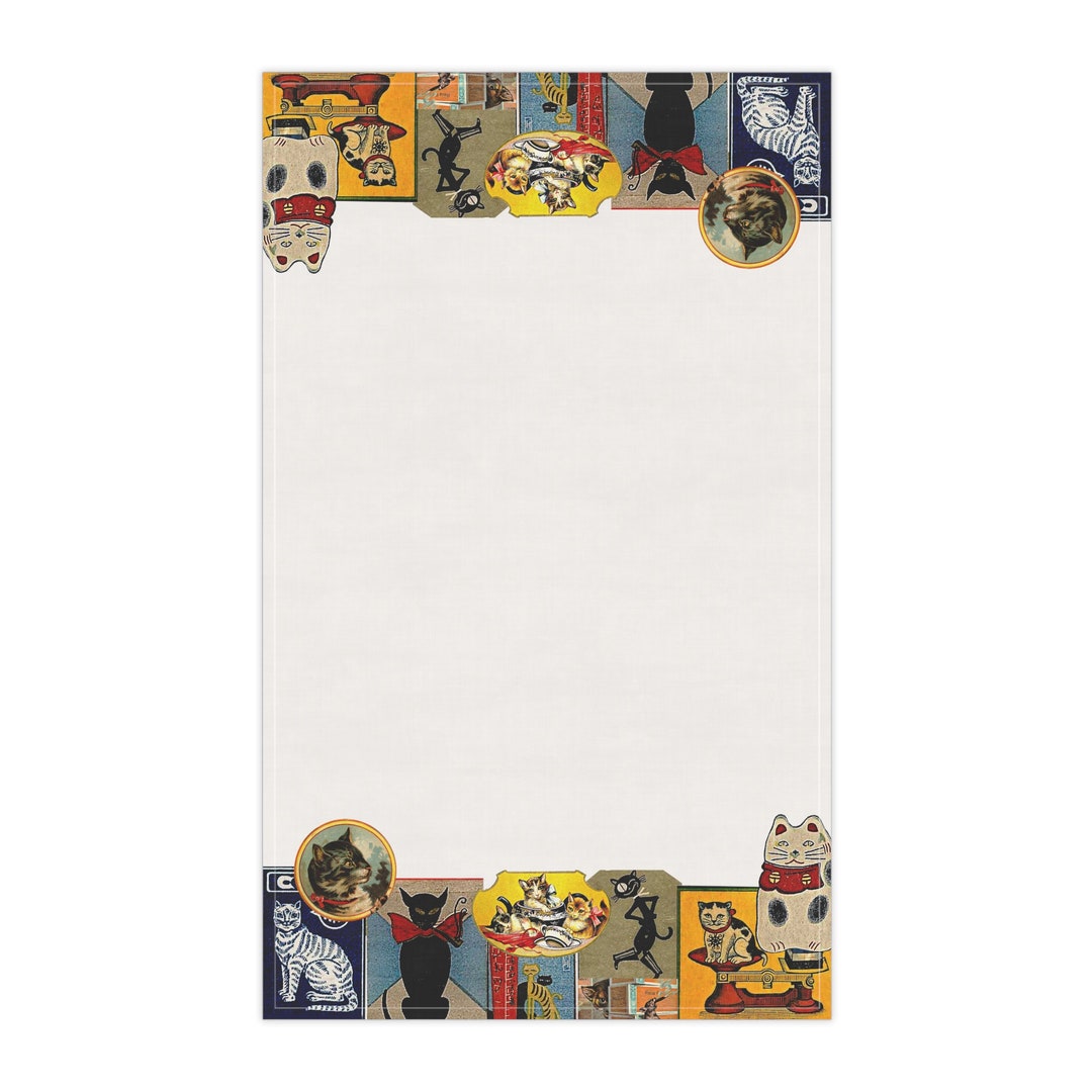 Crazy Cats Kitchen Towel - Etsy