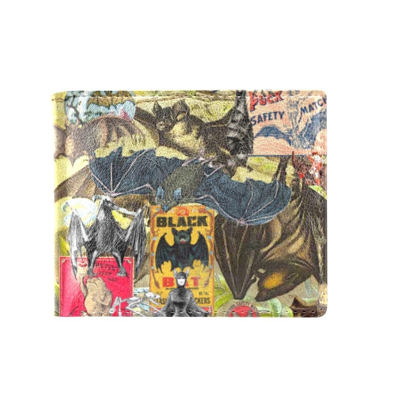 Bat Man Id Wallet - Etsy