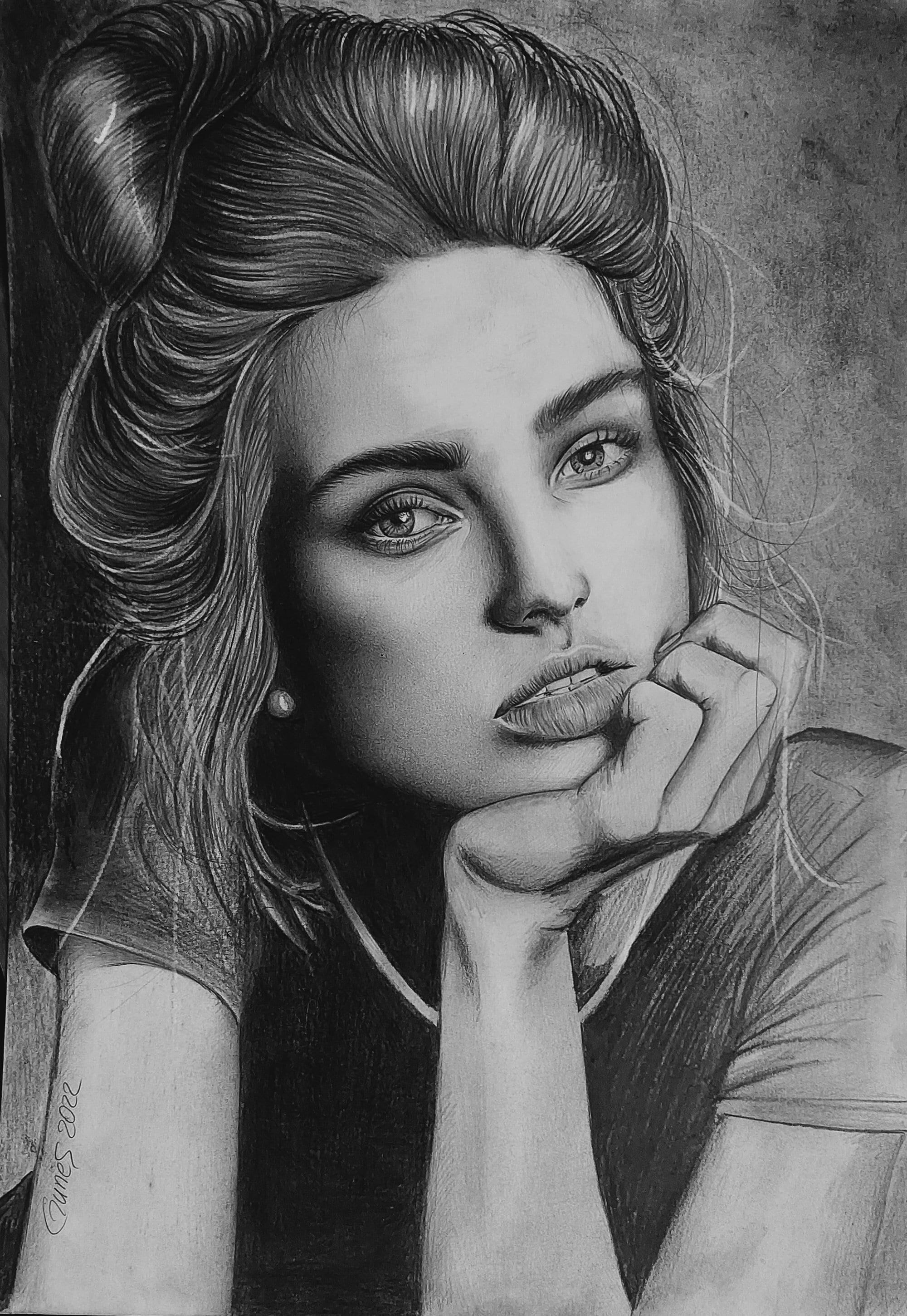 Pencil Portrait Drawing, Custom Portrait Painting From Your ... Pencil Portrait Drawing, Custom Portrait Painting From Your ...