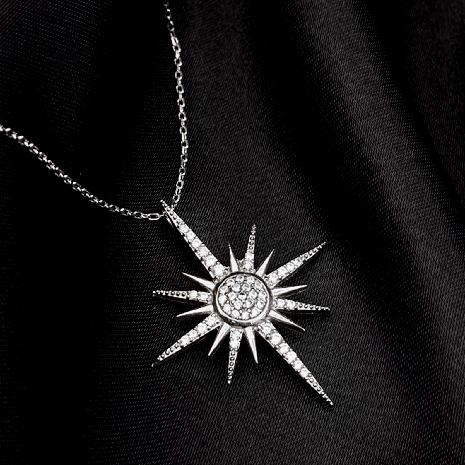 Sirius Star 925 Sterling Silver Necklace, Celestial Pendant - Etsy