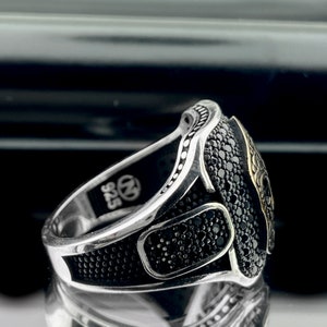Spartan Ring,helmet Ring,onyx Stone Ring,spartan Helmet Ring,men Gift ...