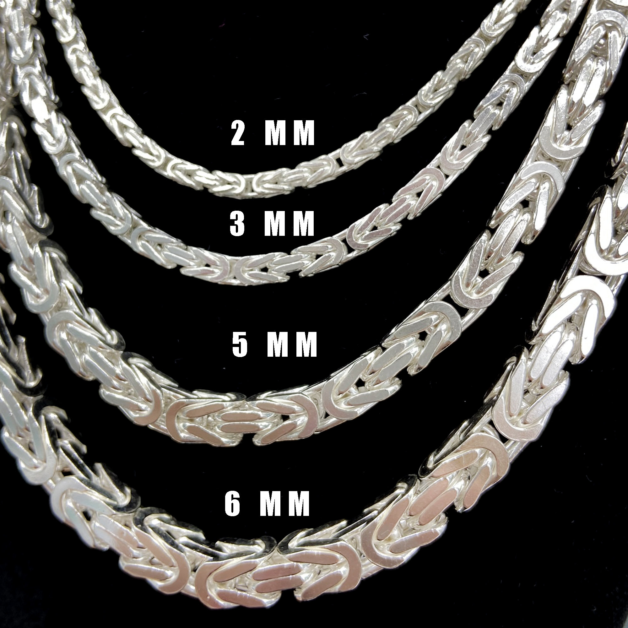 Round Byzantine Chain Necklace Handmade Necklaces Silver - Etsy