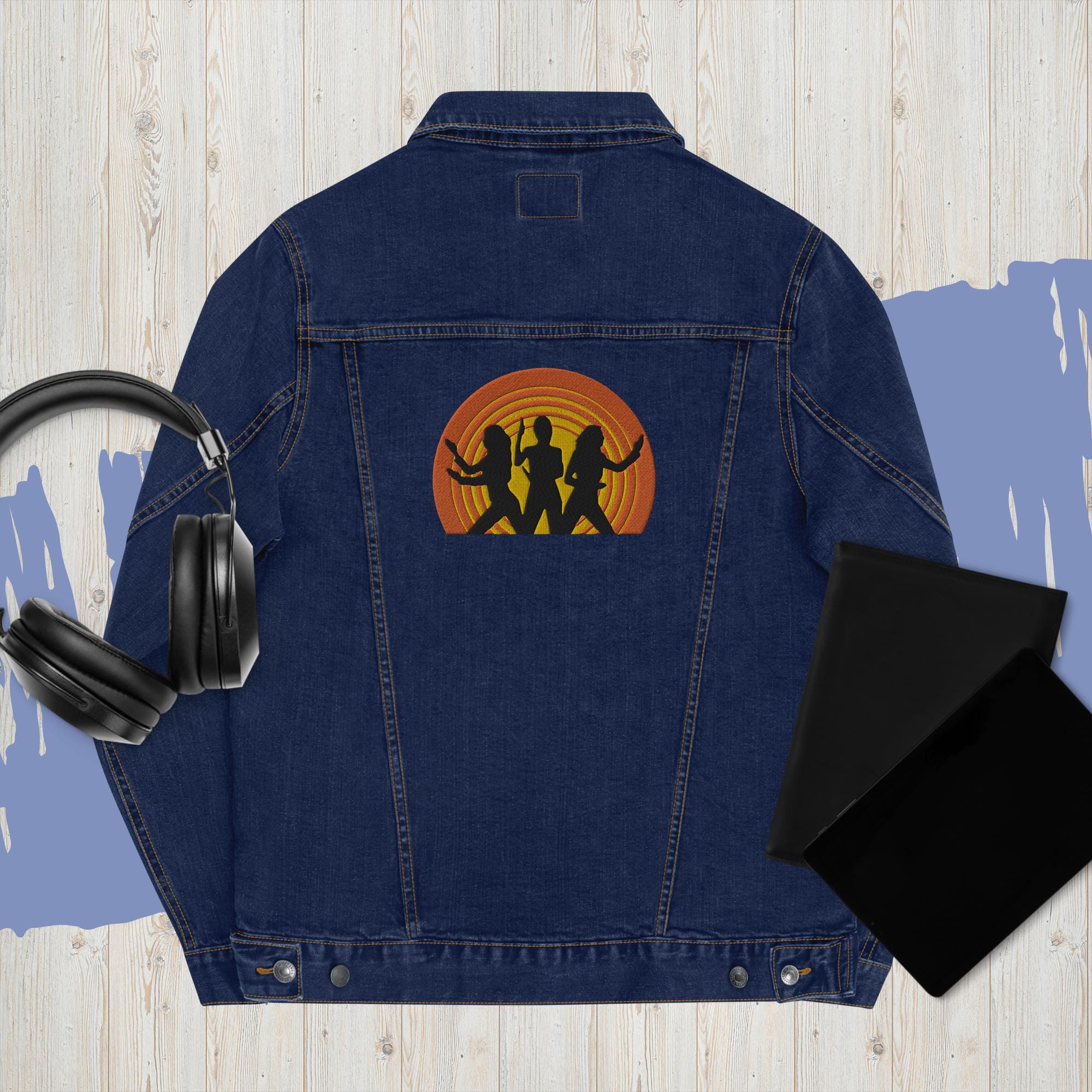 Charlie's Angels Retro Sunset Denim Jacket - Etsy