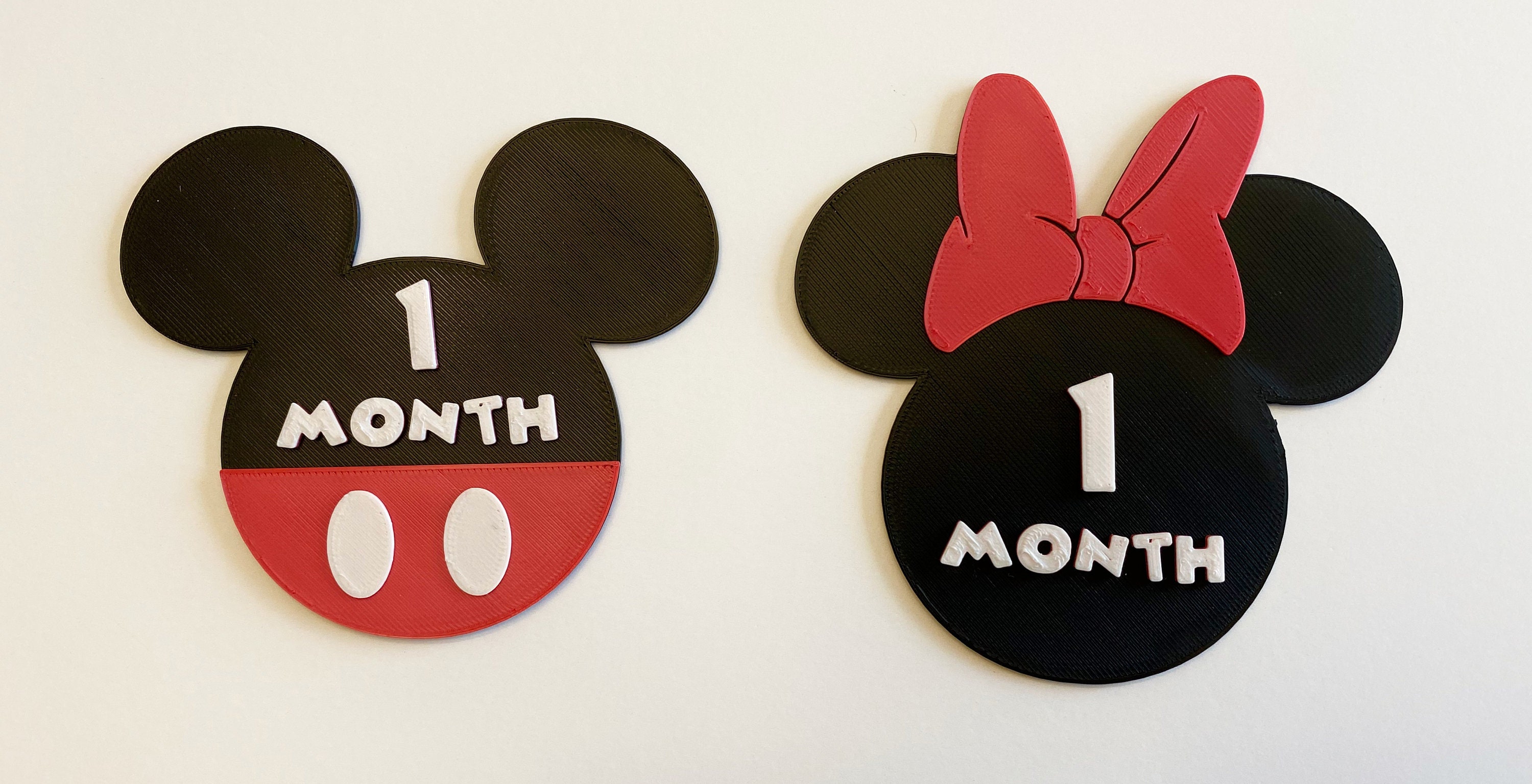 Mickey & Minnie Mouse Baby Milestone Markers - Etsy