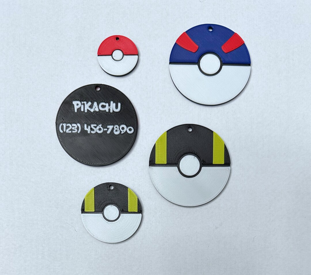 Custom/personalized Poke Tag | for Pets, Backpack, Keys, Luggage, or ...