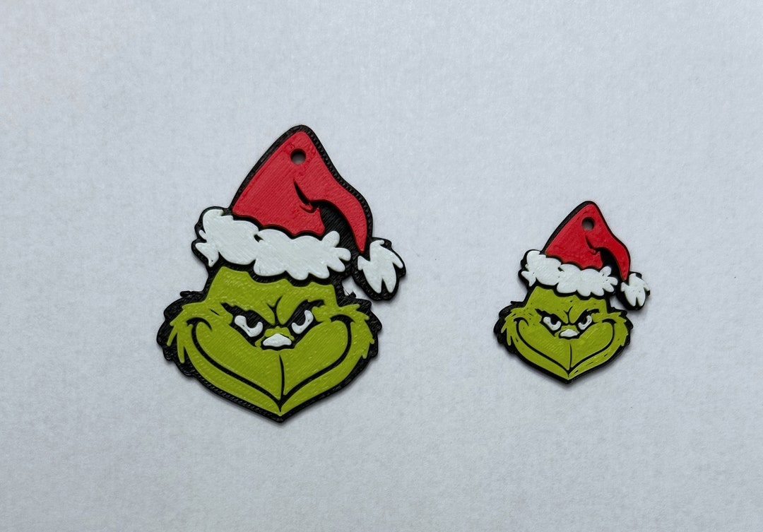 Grinch Tag | for Pets, Backpack, Keys, Luggage | 2 Sizes - Etsy