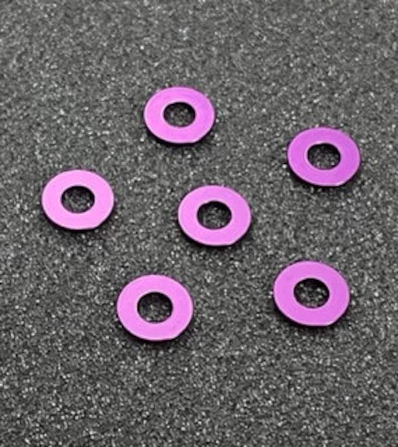 M5 Anodised Flat Washers (5 Colours) - Etsy