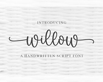 Font With Tails - Etsy