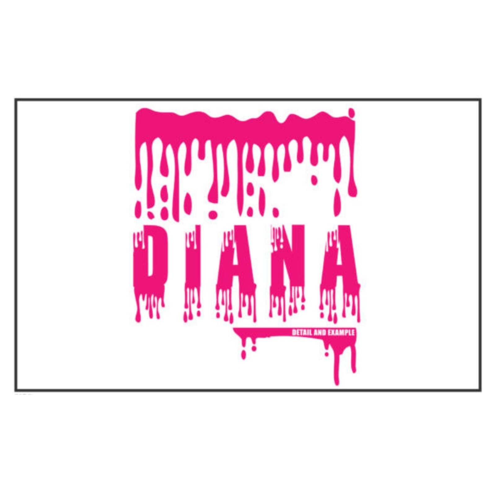 Drip Font Digital Drip Font Dripping Letters Font Canva - Etsy