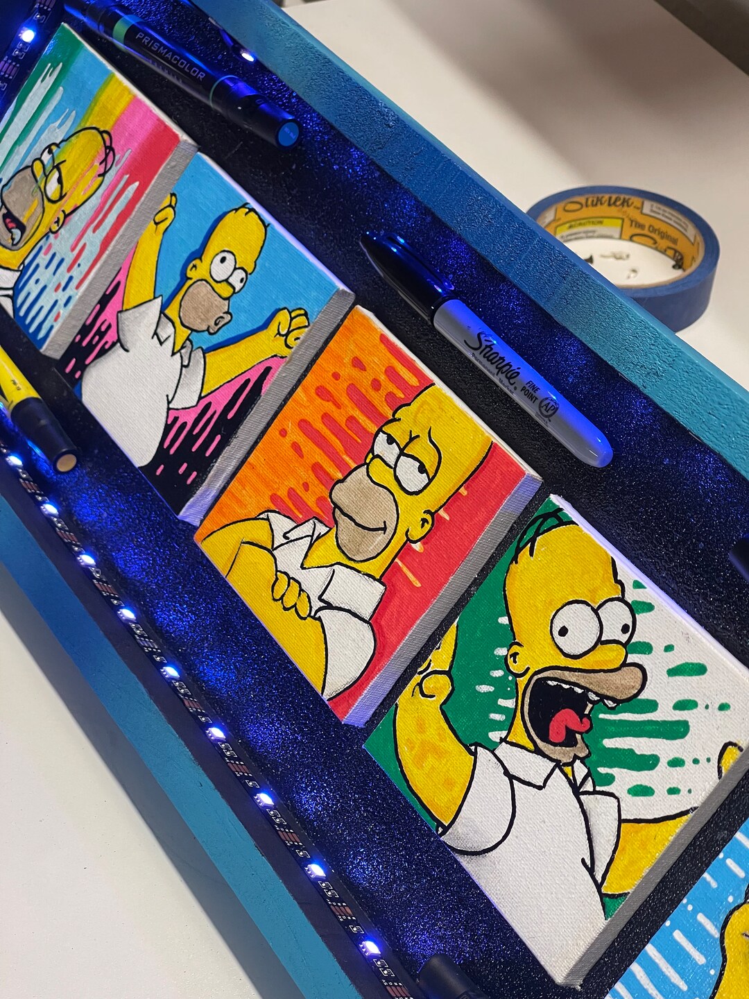 Homer Simpson Art Piece - Etsy
