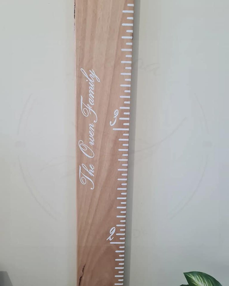 Wooden Ruler Height Chart - Etsy