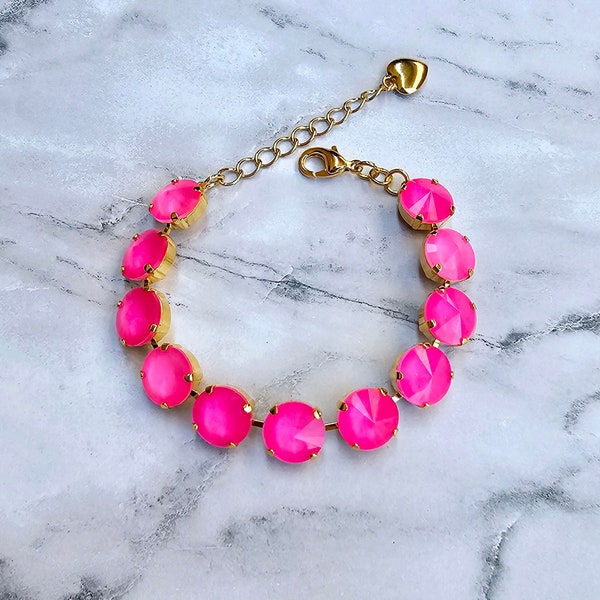 Pink Bracelet - Etsy