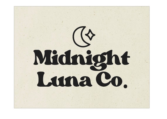 MIDNIGHT LUNA LOGO | Etsy