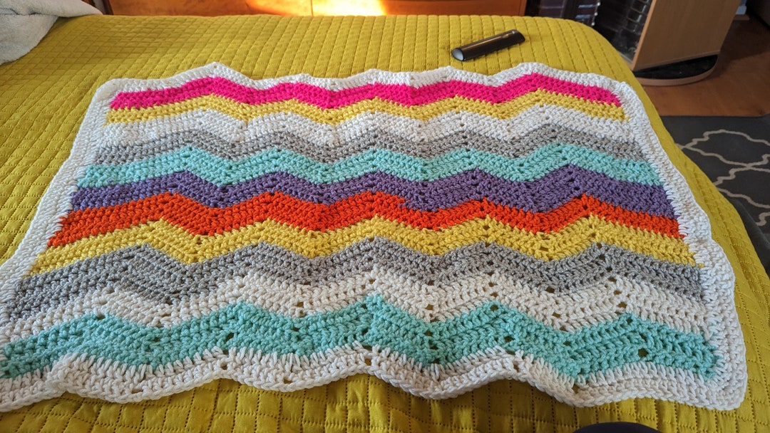 Chevron Cuddle Blanket - Etsy