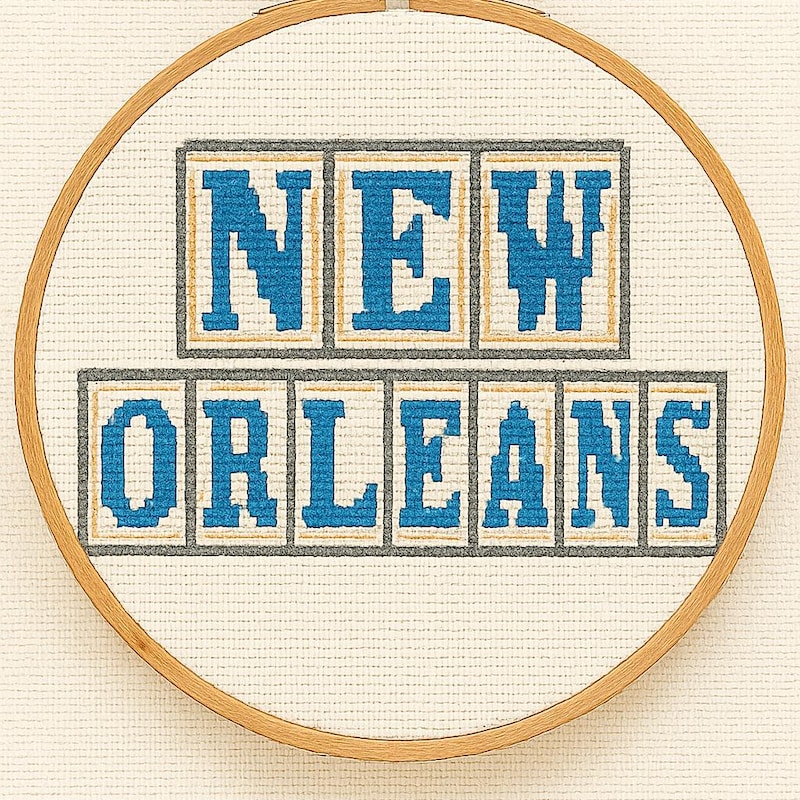 New Orleans Needle Point - Etsy