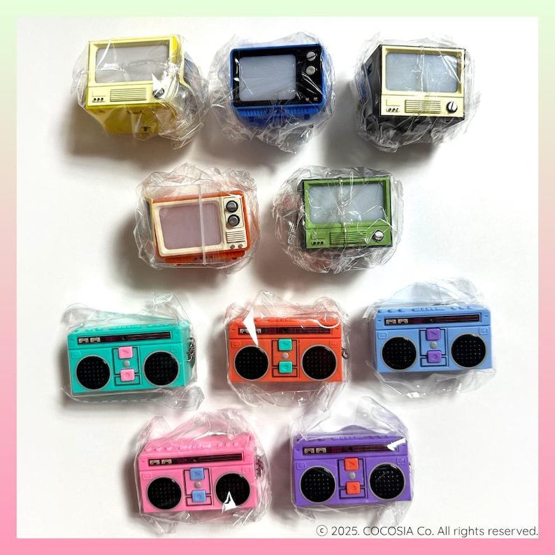 Retro Y2K Miniature Keychains – Japanese Gachapon Toys | TV, Radio ...